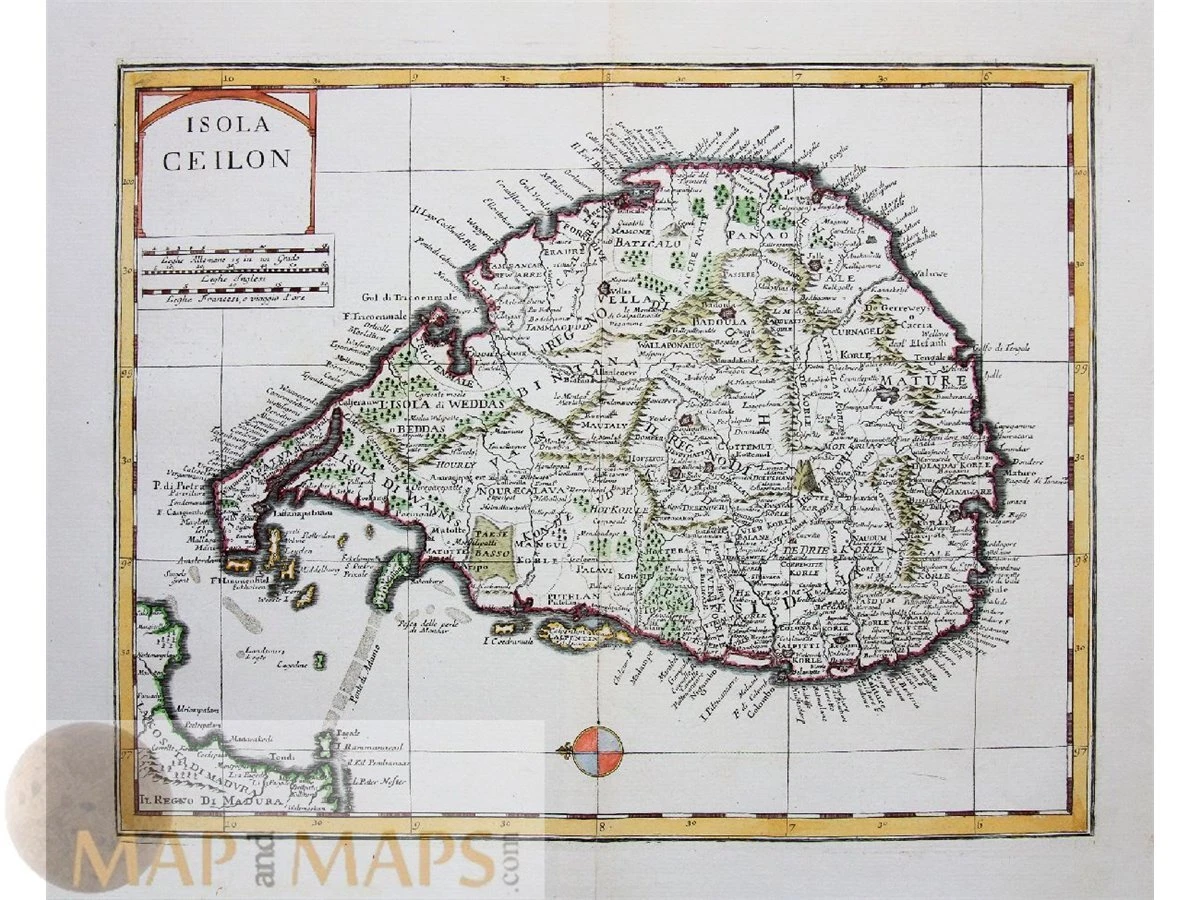 Ceylon Map