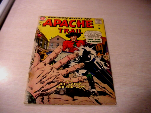 VINTAGE 1958 APACHE TRAIL # 3 BEST WESTERN COMIC BOOK, G+ | eBay