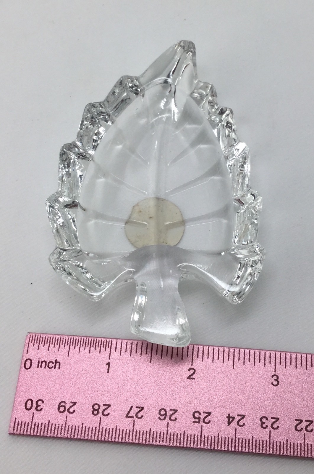 Lead Crystal Small Leaf Trinket Dish 160614/TWD | eBay