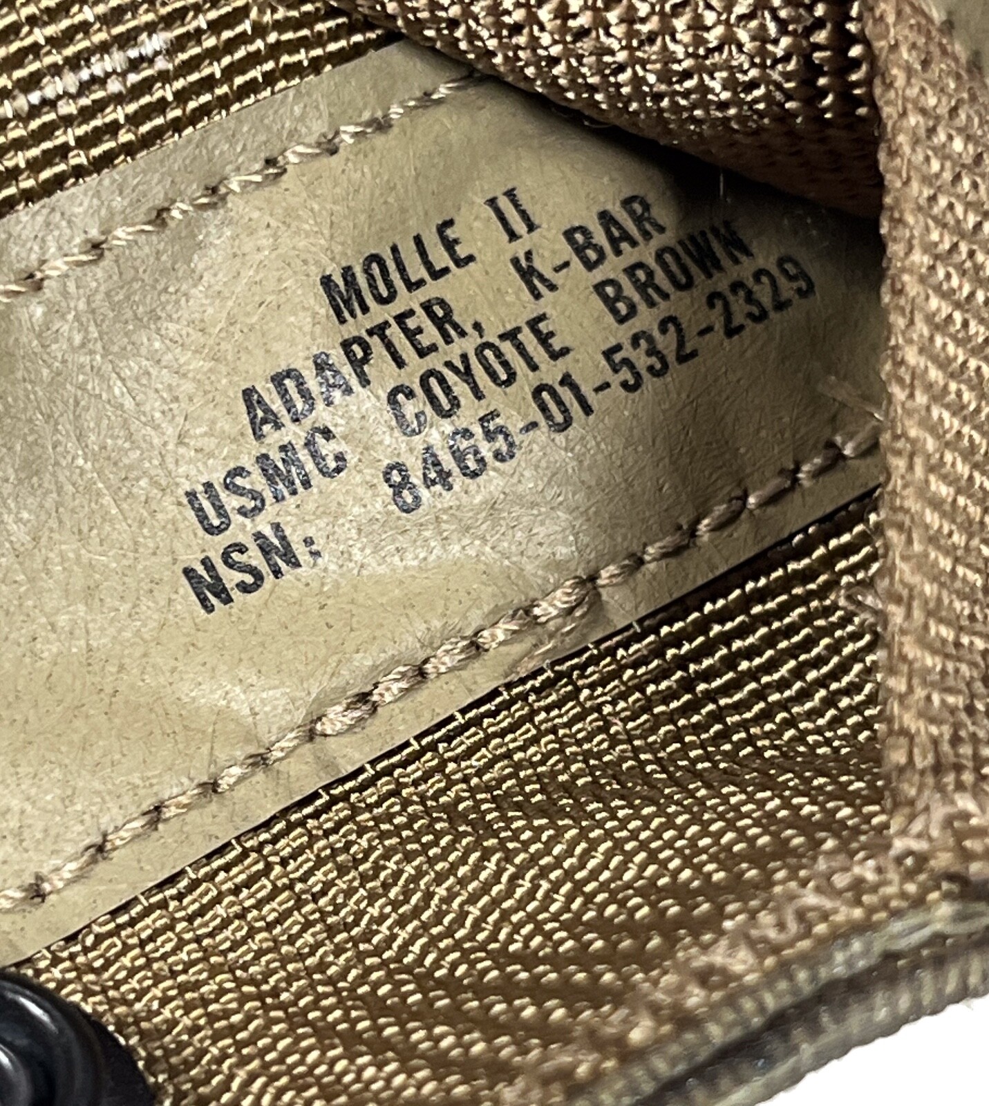U.S. Original Coyote Universal ALICE To MOLLE K-BAR Adapter Converter ...