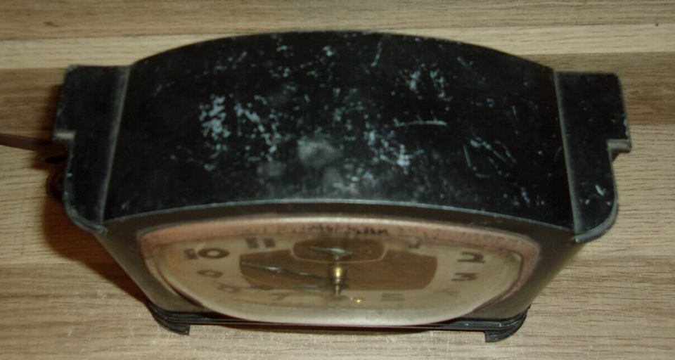 Vintage Antique Ingraham Electric Model MA12 Art Deco Alarm Clock | eBay