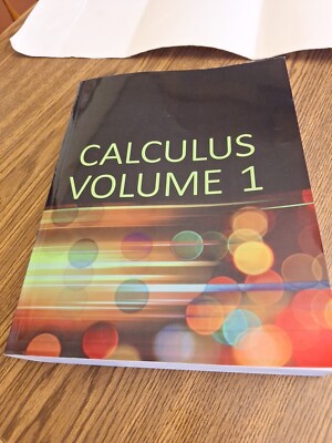 Openstax Calculus Volume 1