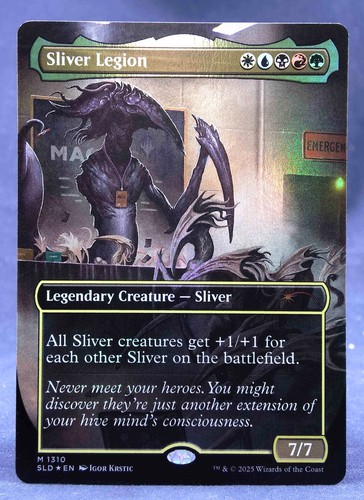 Sliver Legion (1310) -MTG Rainbow FOIL- Secret Lair Festival in a Box ...