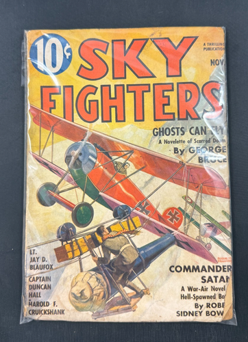 PULP: Sky Fighters Pulp November 1936- Ghosts Can Fly (3) | eBay
