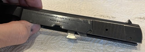 Browning Belgian Hi Power Slide And Barrel 9mm St Louis/Quebec Roll ...