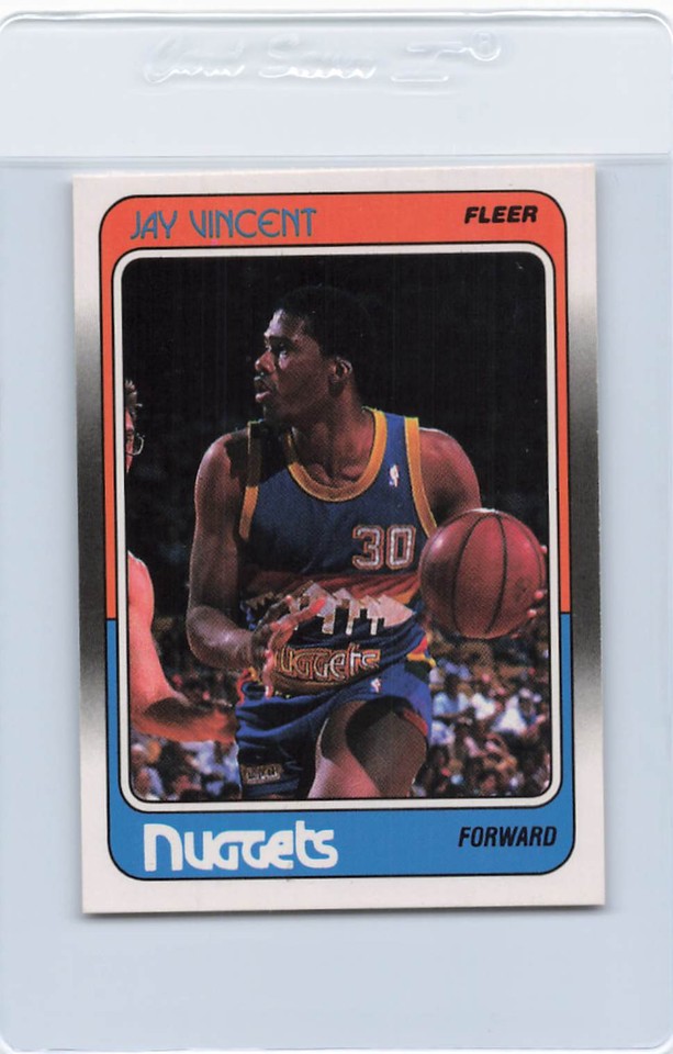1988/89 Fleer #38 Jay Vincent Nuggets NM/MT *2483 | eBay