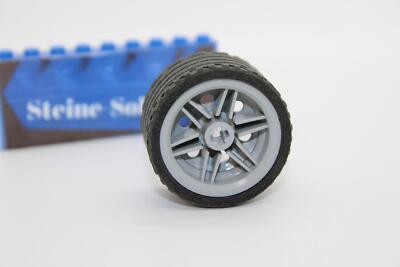 Lego (c) 1x Reifen - Rad - 56145 - hellgrau Felge - 37x22 - Gummi ...