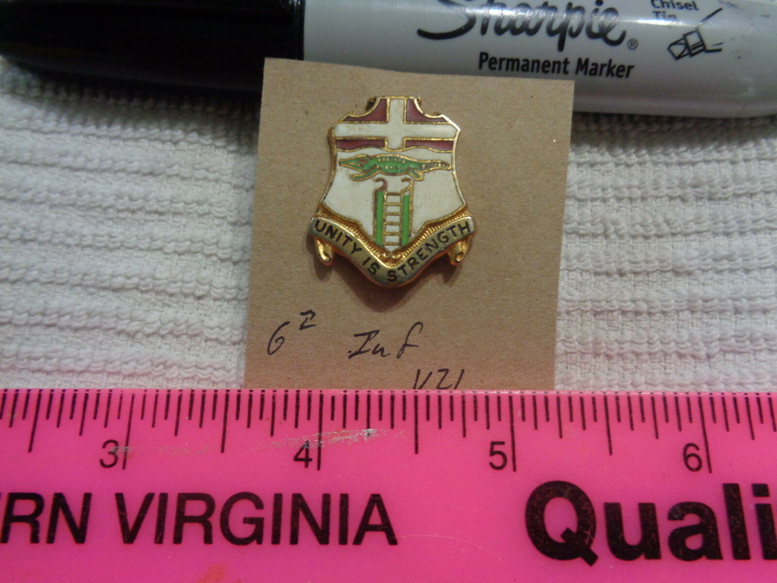 6th Infantry V21 Unit Crest, DI, DUI (DRAW#15) | eBay