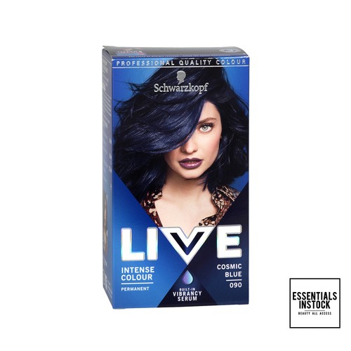 Schwarzkopf Live Permanent Hair Colour Cosmic Blue 090 5012583002819 | eBay