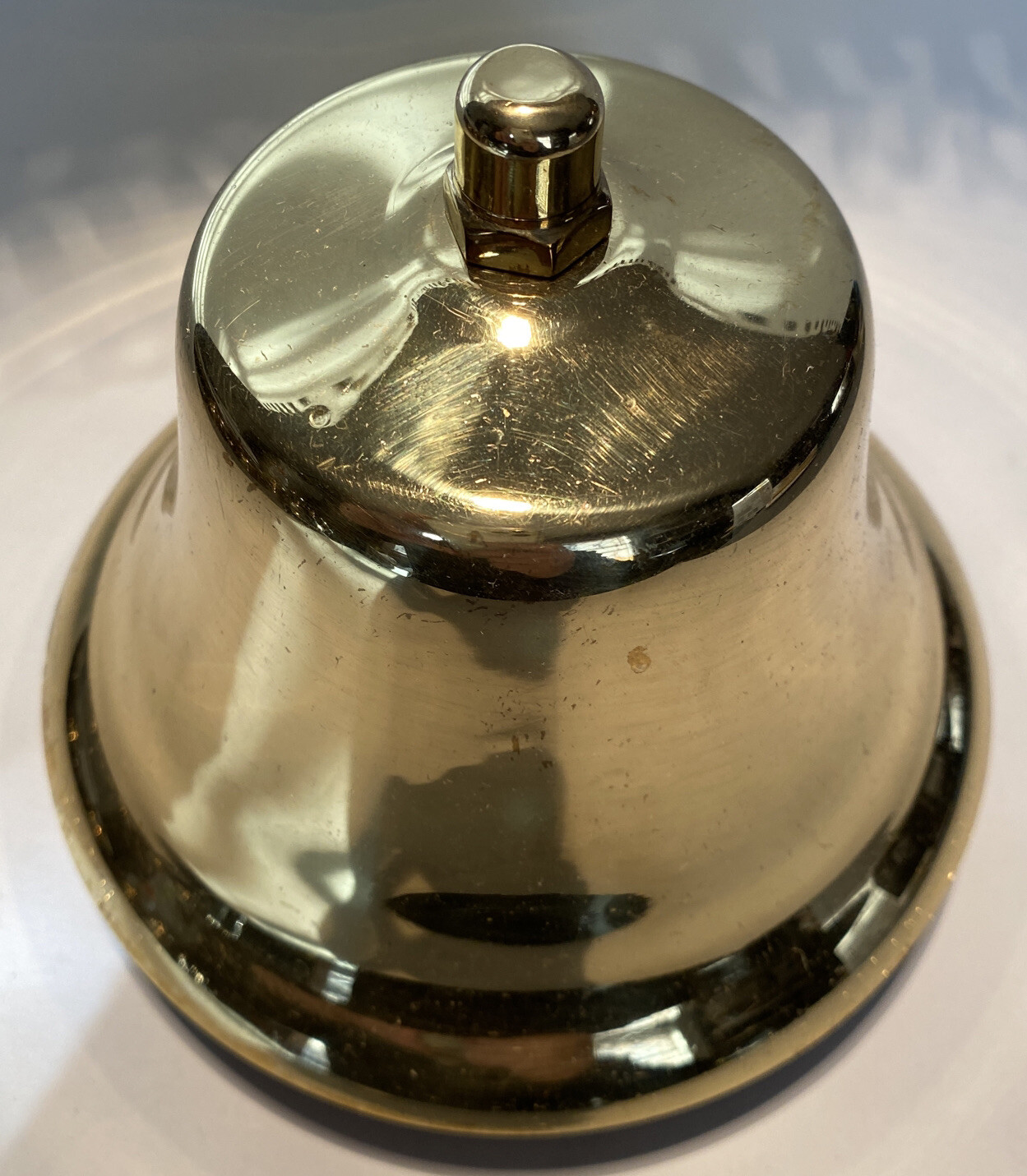 6” SOLID BRASS Fireman Bell on A Stand | eBay