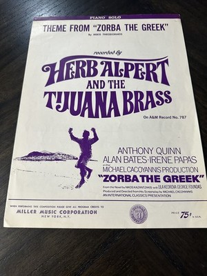 Sheet Music Herb Albert and the Tijuana Brass | eBay