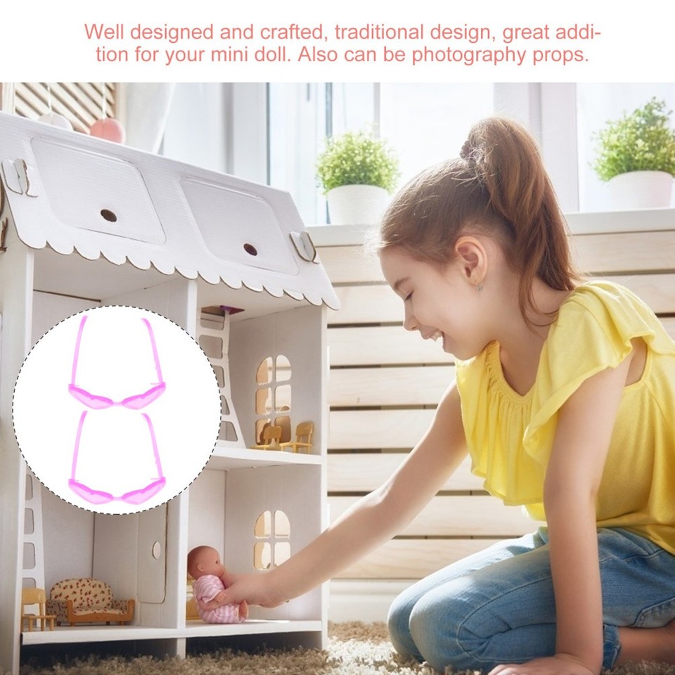 60 Pcs Mini Glasses Plastic Sunglasses Heart Shaped Eyewear Craft ...