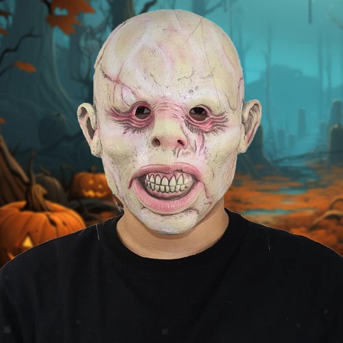 Scary Halloween Mask Mens Full Face Mask | eBay Australia