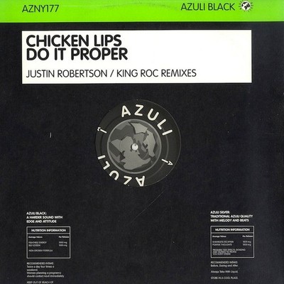 Chicken Lips - Do It Proper (Justin Robertson / King Roc Remixes) - UK ...