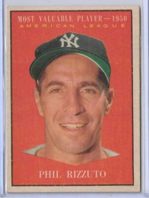 1961 Topps #471 Phil Rizzuto MVP Excellent+ New York Yankees | eBay