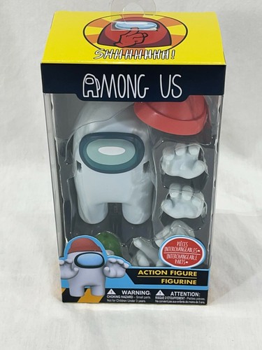 White Among Us Toikido Action Figure 3.5" Totally Sus | eBay