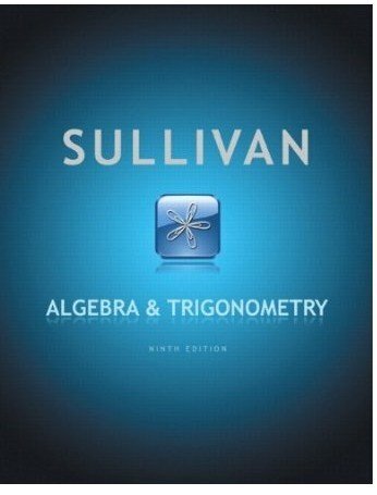 Sullivan Algebra and Trigonometry by Michael Sullivan 132372223 | eBay