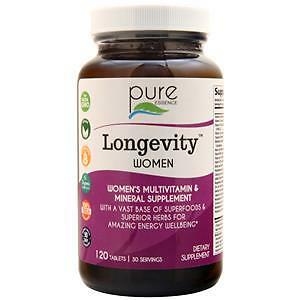 Pure Essence Longevity Women 120 tabs | eBay
