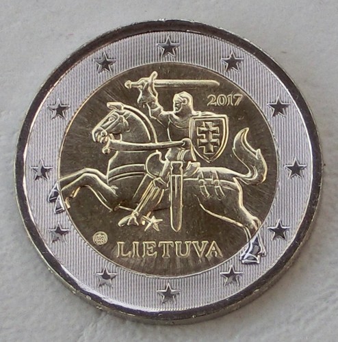 2 E.uro Currency Coin Lithuania 2017 uncirculated | eBay