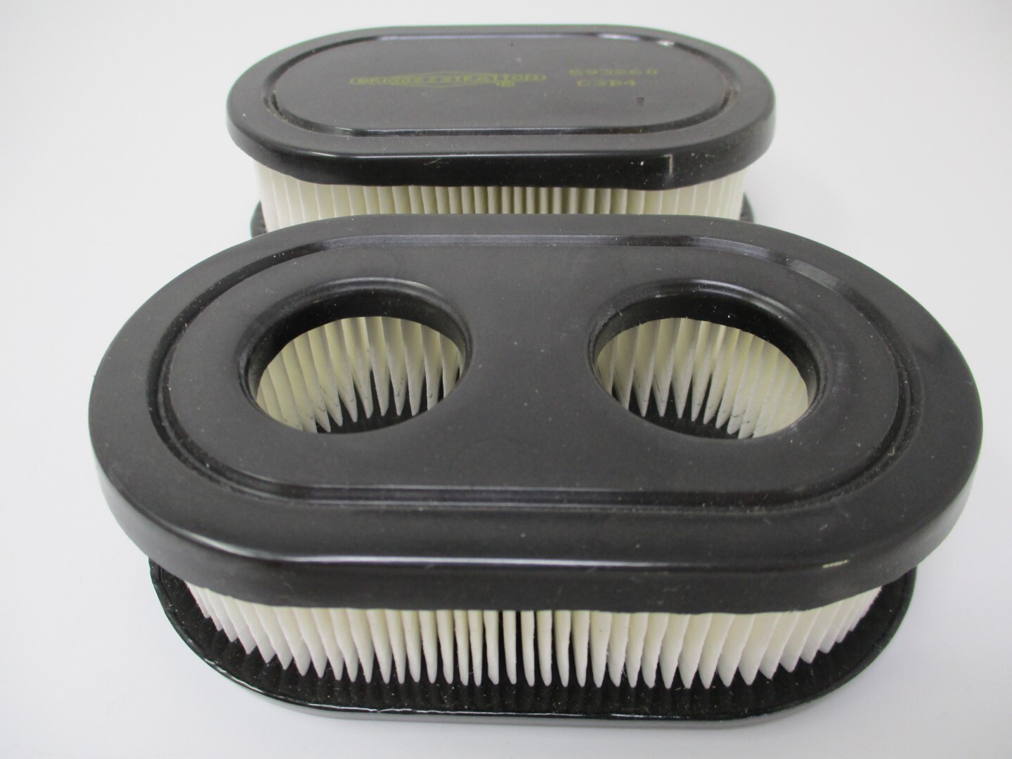 2 Genuine Briggs & Stratton 593260 Air Filter 593260 798452 550e-550EX ...