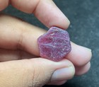 34 CT, Natural Ruby Rough, AAA Clean Transparent Red Ruby For Jewelry ...