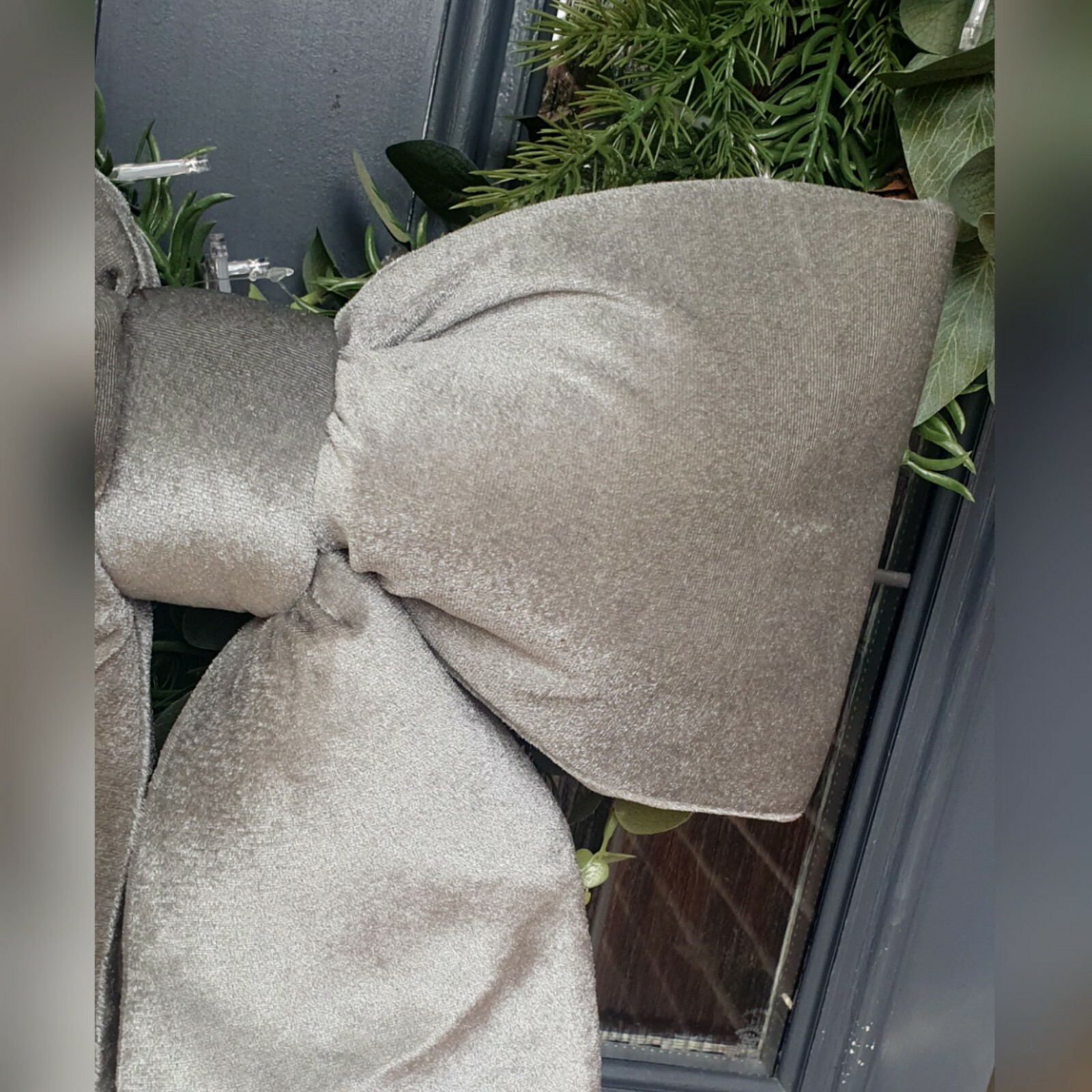 Large Velvet Bow Christmas Door, Tree Topper. Red Pink Champagne White ...