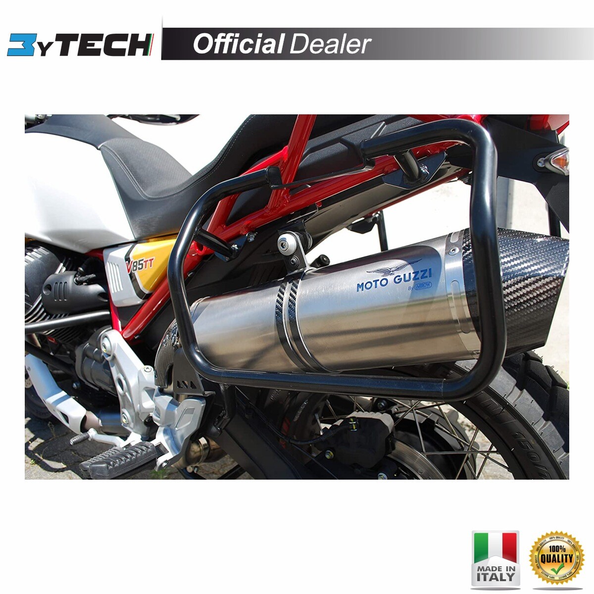 Pair Frames Side For Suitcases Mytech Model-X Black Motorcycle Guzzi ...