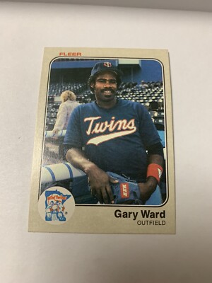 1983 Fleer Gary Ward Minnesota Twins | eBay