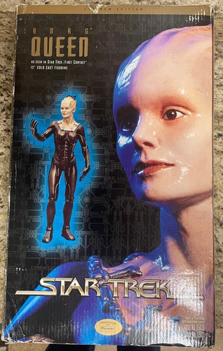 STAR TREK BORG QUEEN PLAYMATES LATINUM EDITION 12" FIGURINE (1997 ...