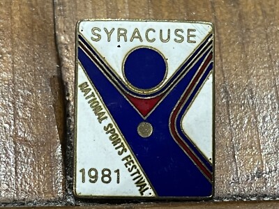 PINS PIN SPORT SYRACUSE 1981 NATIONAL SPORTS FESTIVAL VERSION EGF DORE ...