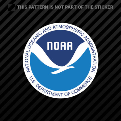 National Oceanic and Atmospheric Administration Logo Sticker Vinyl noaa ...