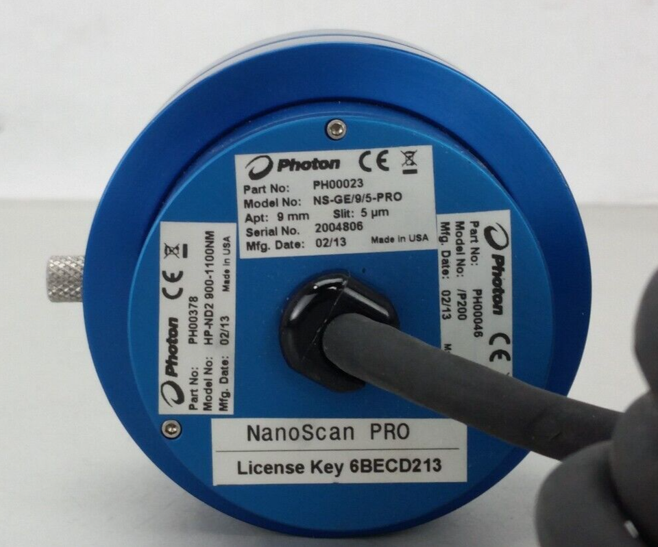 Ophir / Photon NanoScan NS-GE/9/5-PRO Laser Beam Profiler Head | eBay