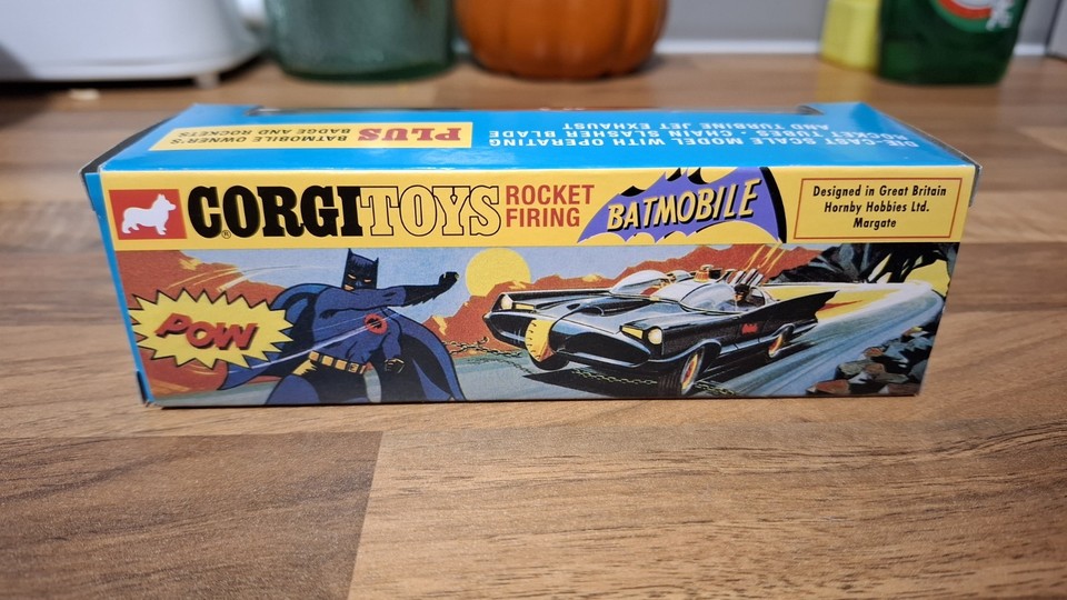 Corgi Batmobile #267 Reissue, Mint/New Condition In Box With All ...