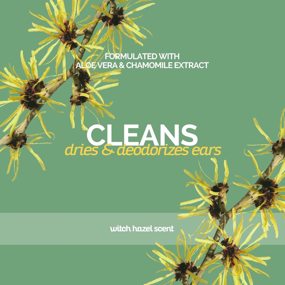 Dog Ear Cleaner, 1 Gallon - All Natural, Witch Hazel, Gentle Aloe Vera ...