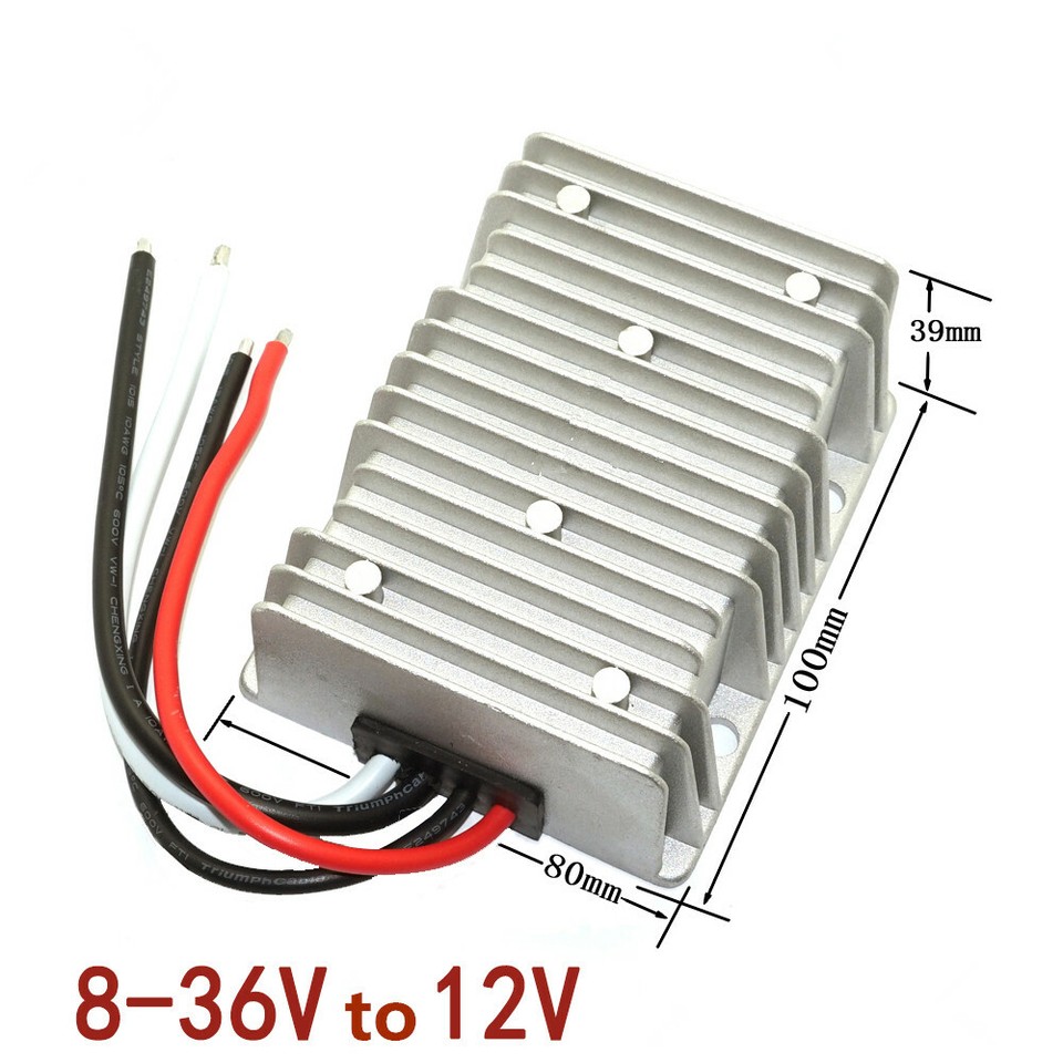 8V-40V to 12V 15A 180W Car regulated power supply module 12V to 12V ...