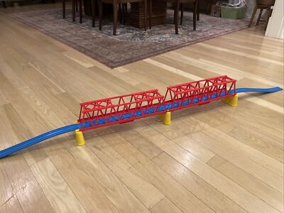 Thomas The Train Trackmaster TOMY - RED GIRDER SUSPENSION BRIDGE - Set ...