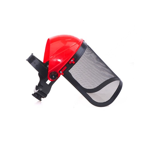Garden Grass Trimmer Safety Helmet Hat With Full Face Mesh Protective ...