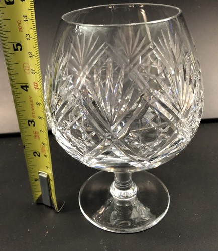 Vintage Thomas Webb Crystal St Andrews Pattern Brandy Balloon Glass ...