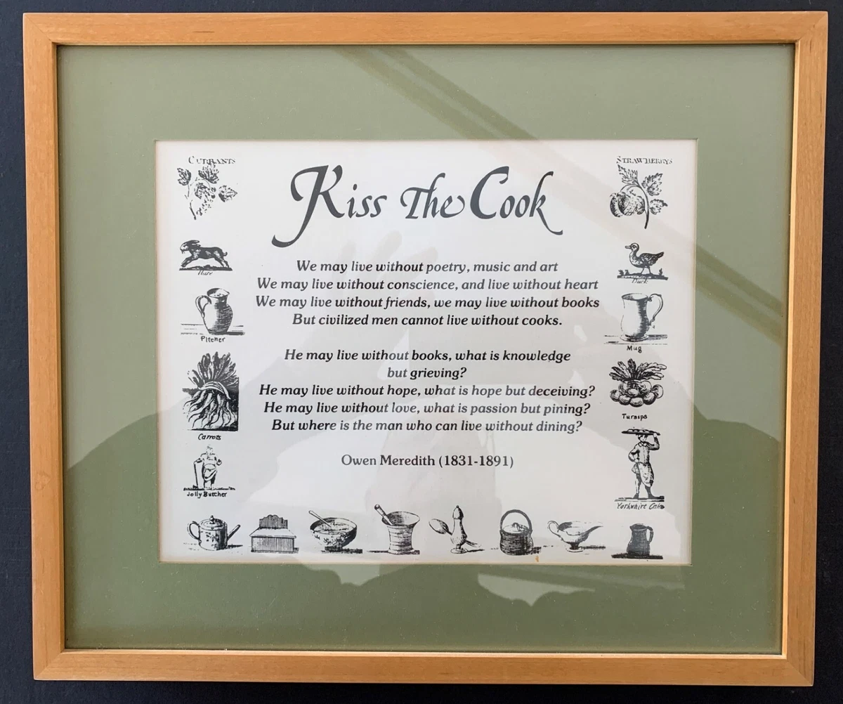 Cooking Poems About Friendship