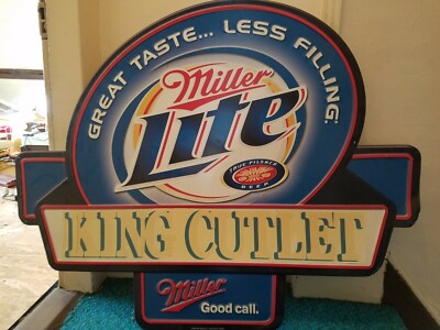 Large Miller Lite Tin Sign | eBay