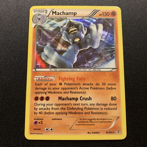 Machamp 42/83 NM -Rare Holo Pokemon Card- Generations (i) | eBay