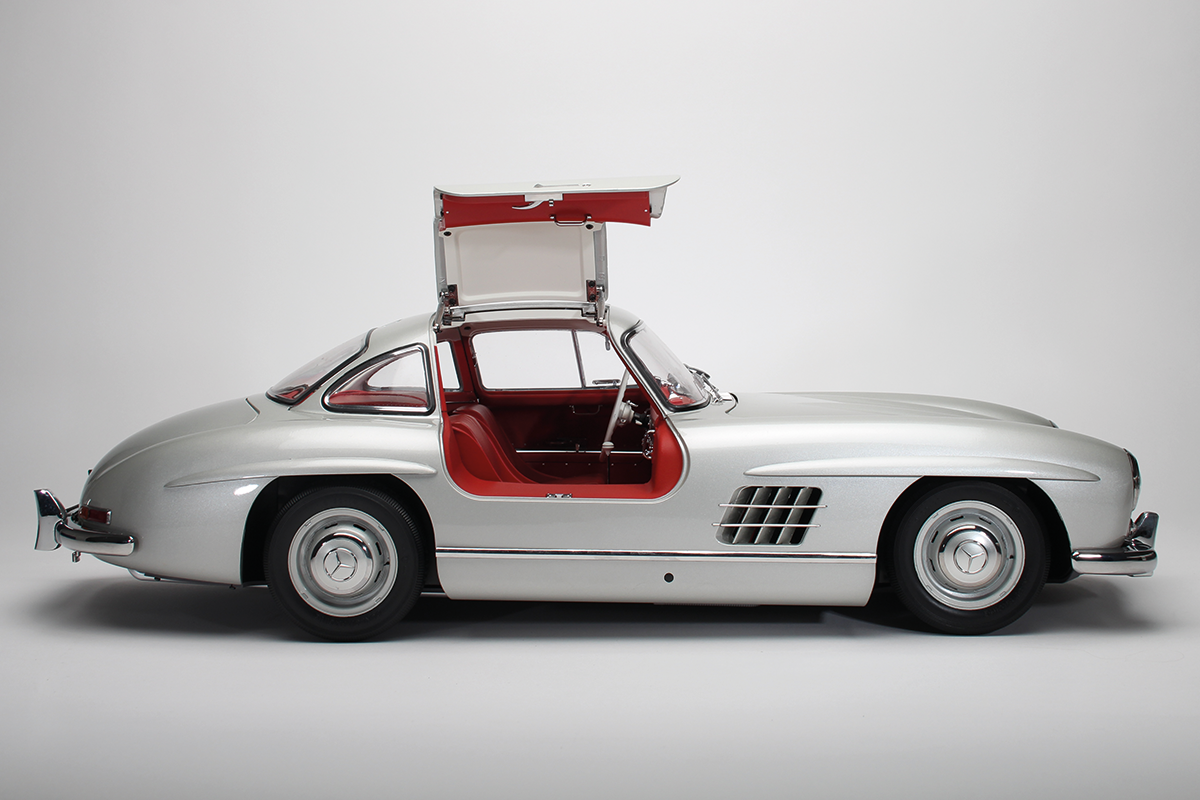 BUILD MERCEDES BENZ 300 SL GULLWING 1/8SCALE complete FULL MODEL KIT ...