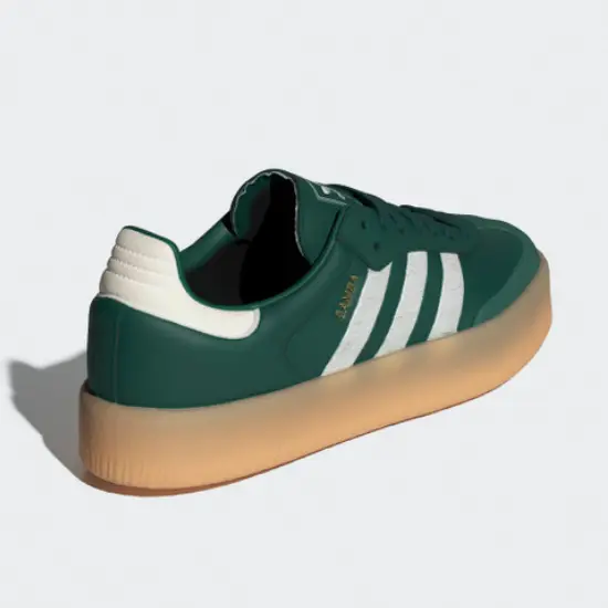 Adidas Women's Samba OG Casual Shoes Sneakers Leather Collegiate Green ...