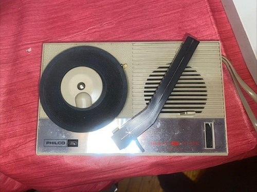 Philco FORD Model S-1369 Mini Portable Record Player Untested But Great ...
