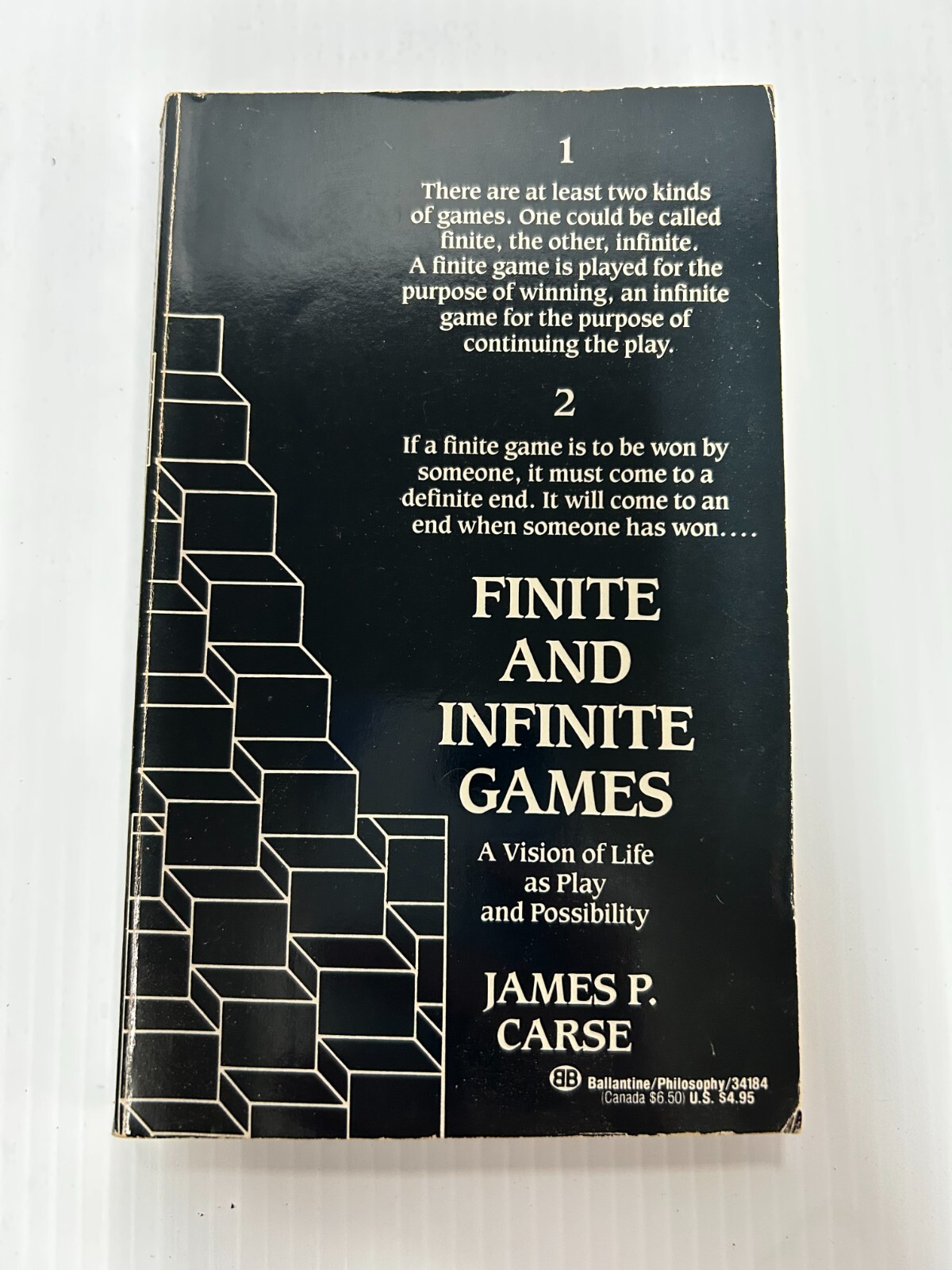 Finite and Infinite Games by James Carse PB (fc207-5/b0428) | eBay