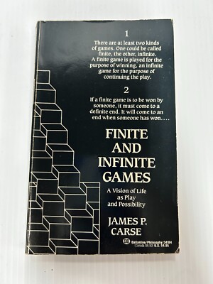 Finite and Infinite Games by James Carse PB (fc207-5/b0428) | eBay