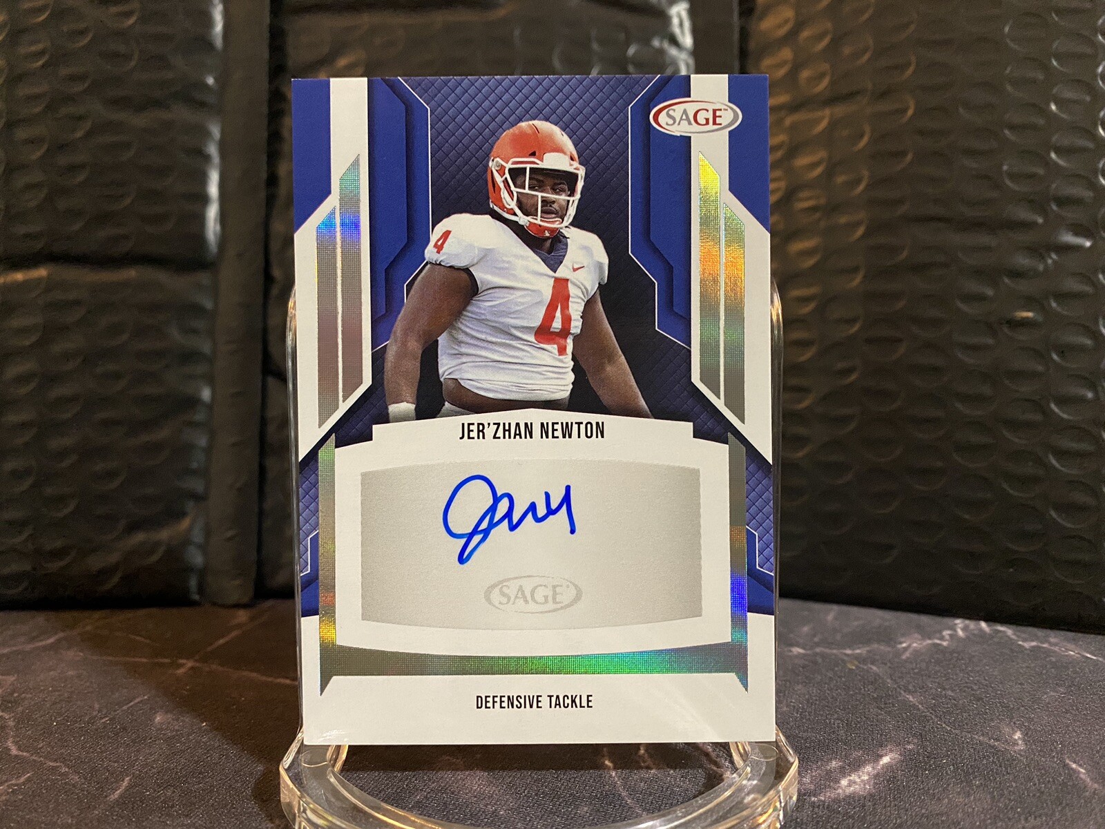 2024 SAGE Low Series - Autographs Silver #A-JN Jer'zhan Newton (AU, RC ...