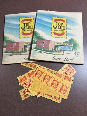 Vintage Top Value Stamps Saver Books | eBay