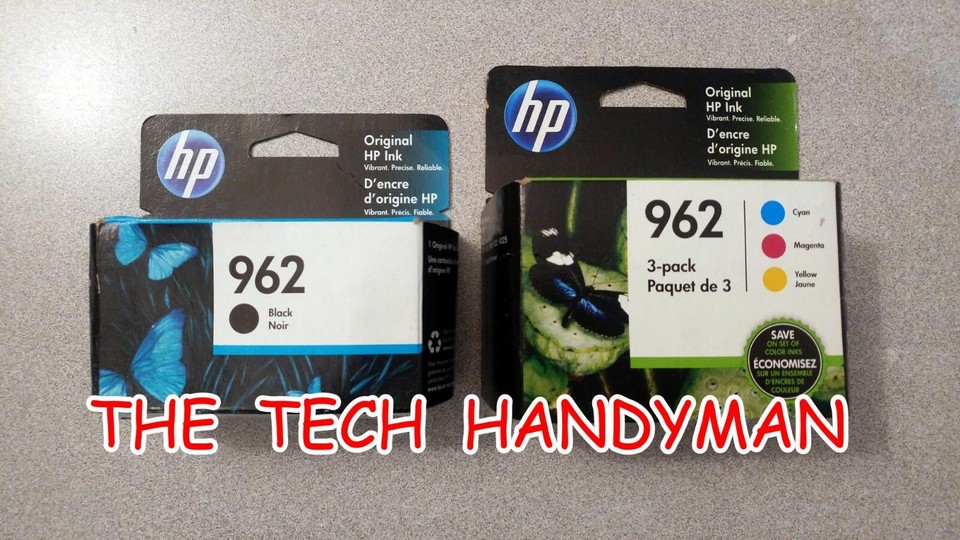 4-PACK HP GENUINE 962 BLACK & COLOR INK (RETAIL BOX) for OFFICEJET PRO ...