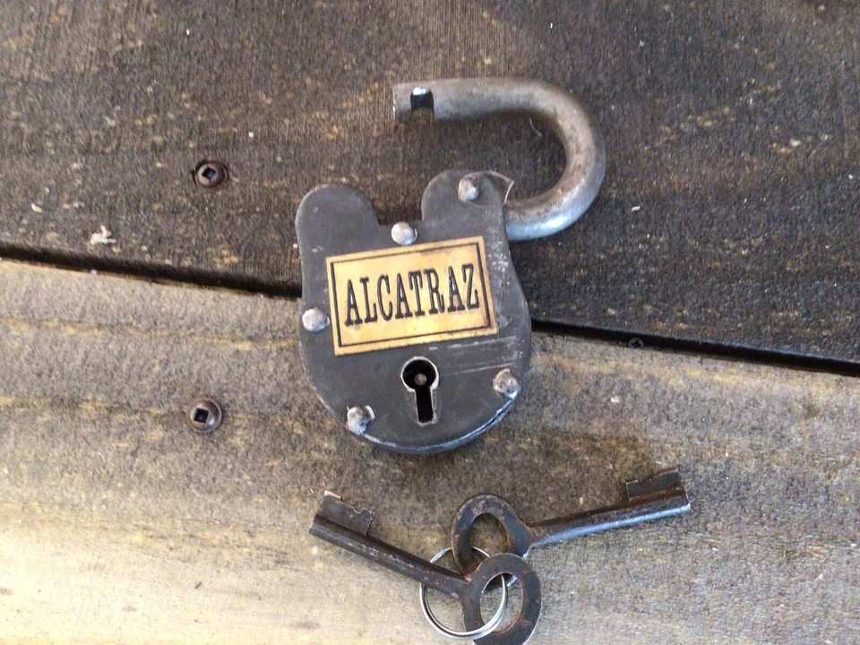 Vintage Style Alcatraz Prison Working Padlock...FREE SHIPPING! | eBay